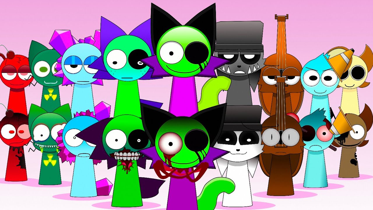 Sprunki all Phase 2 / Pyramixed  Incredibox #sprunki #sprunkimod #sprunkitox#pyramixed#Thysto#Sulfur