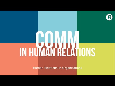 Communication in Human Relations