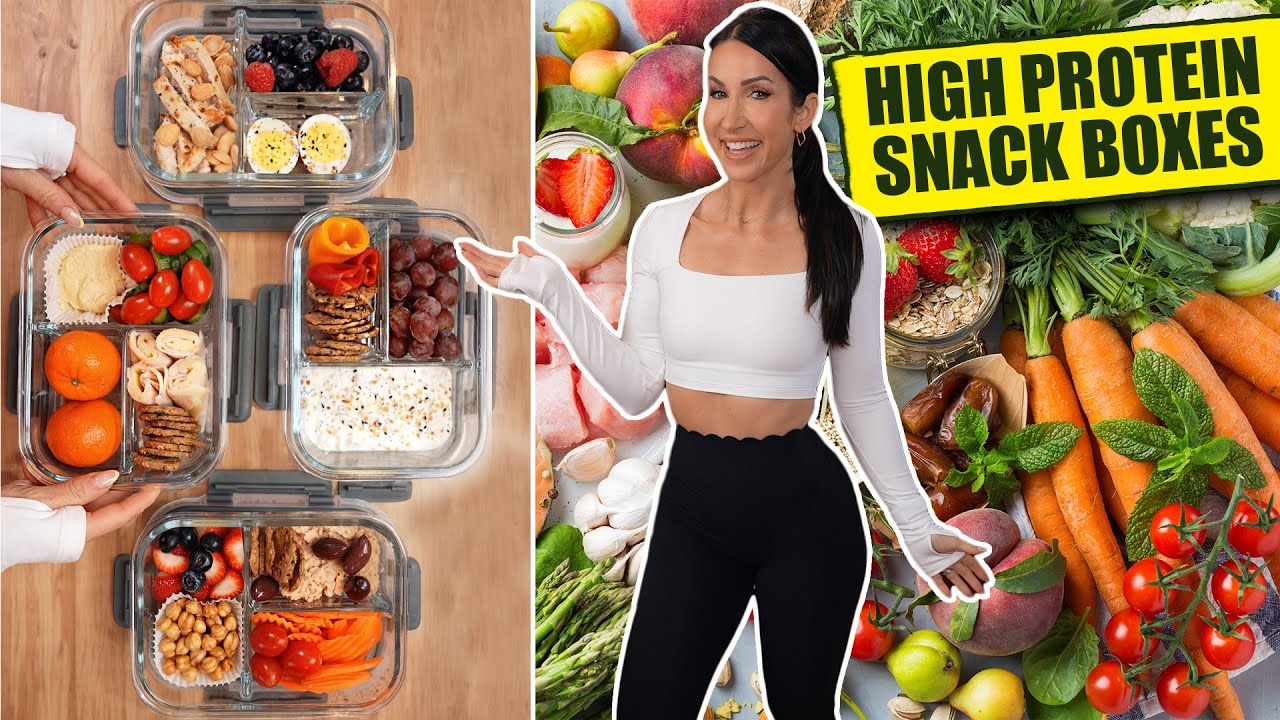 Preparing Healthy High Protein Snack Boxes