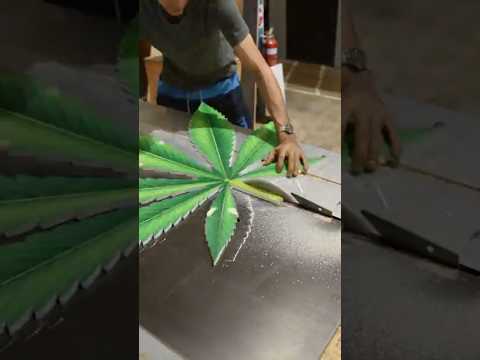 Artists build a 2 storey tall 420 Christmas tree - Confiscated footage