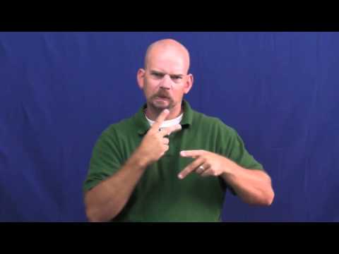 American Sign Language ASL Video Dictionary - unclear