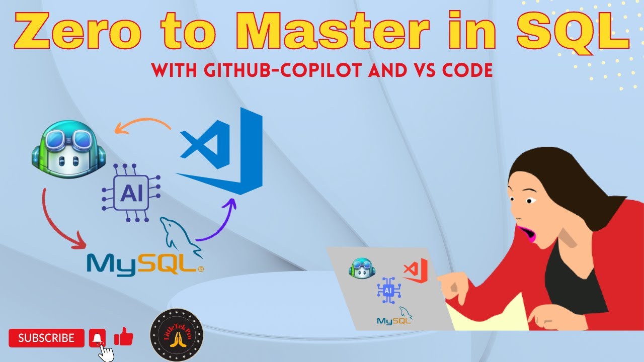 Learn SQL by using GitHub Co-Pilot and VSCode | AI Behind Co-Pilot