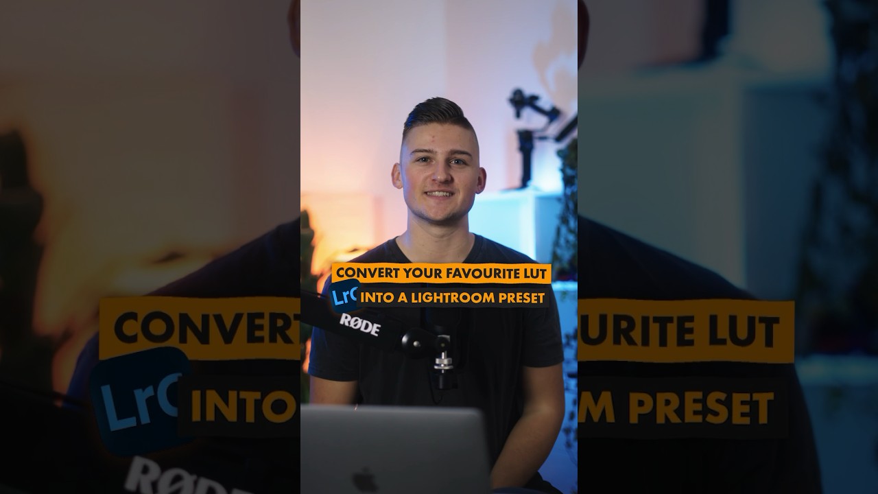 How to convert LUTs into Lightroom Presets