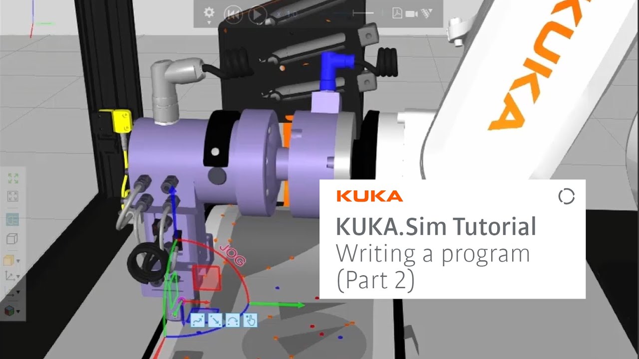 KUKA.Sim Tutorial - How to write your first program 