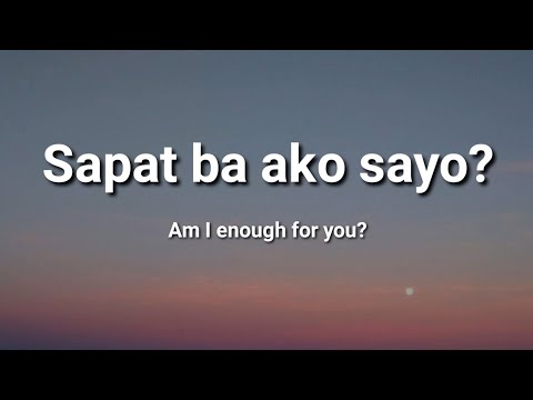 English-Tagalog Sentences Using "ENOUGH"