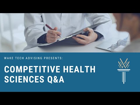 Wake Tech Competitive Health Sciences Q&A