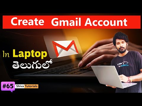 How to Create Gmail Account - in Telugu - Laptop | Create Google Account | New Gmail Login | Email