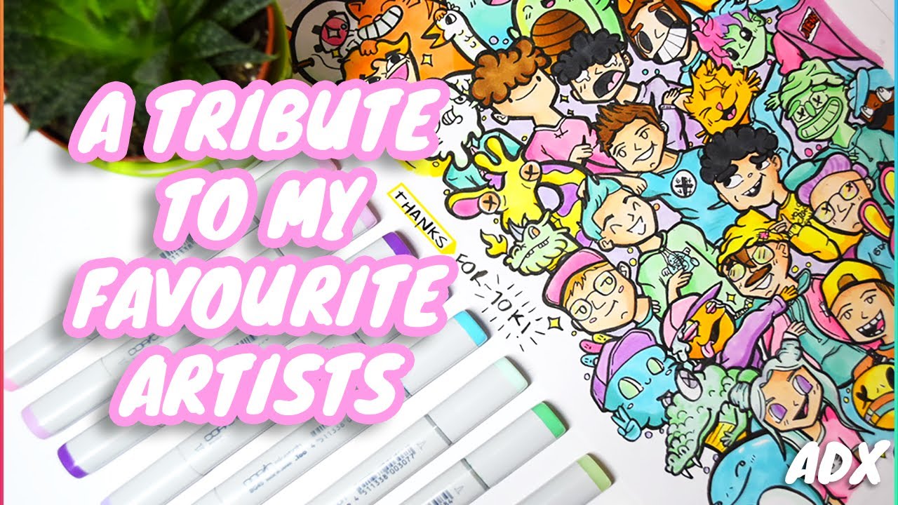 THE 10K DOODLE - A Tribute To All My Favourite Artists