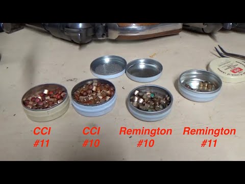 Percussion Cap Sizes -- how they fit on Pietta, Uberti, and Colt Revolvers