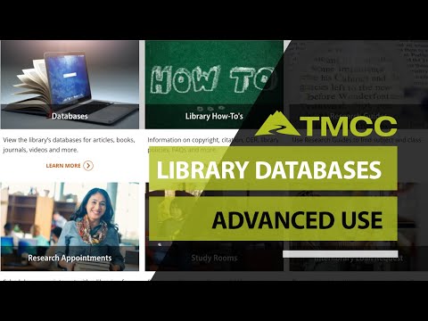 Advanced Use of Library Databases