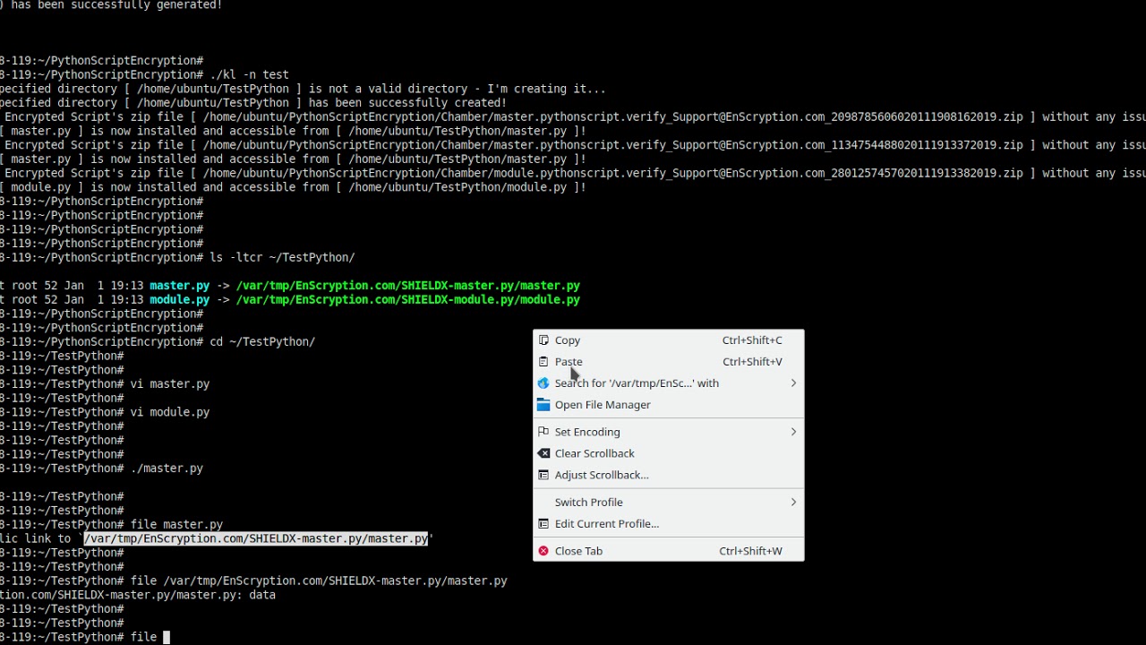 How to Encrypt Python Scripts and associated Imported Modules
