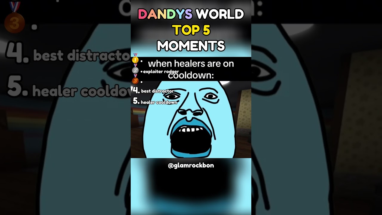 Top 5 Moments #61 | Dandy’s World #roblox #dandysworld #dandysworldroblox #dandysworldmeme