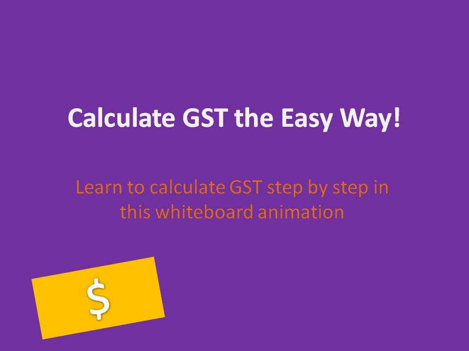 How to Calculate GST