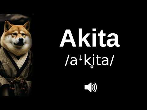 π―π΅ How to pronounce Akita (CORRECTLY!)