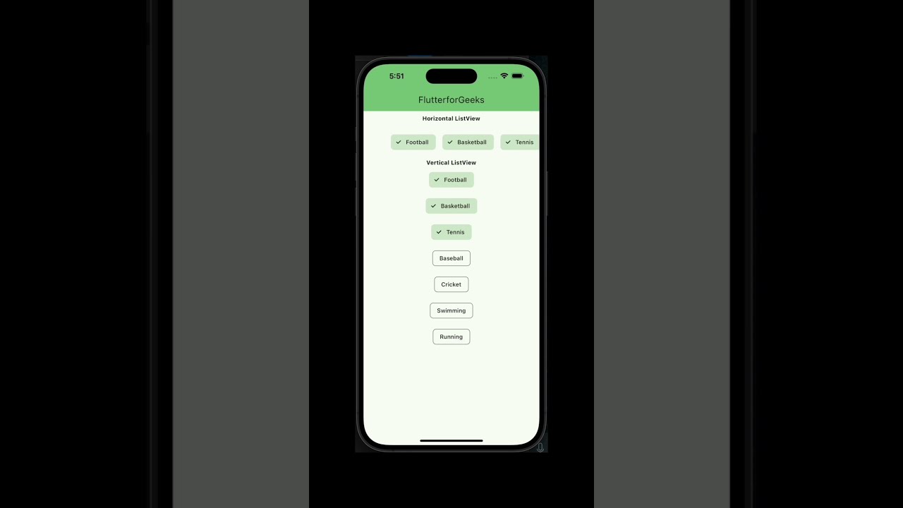 Flutter Chip Widget Tutorial: Building a Simple Selection UI