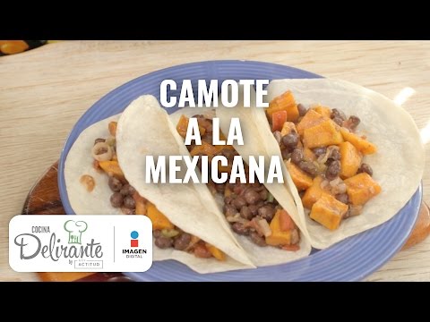 Bebida de camote y leche (calientita y súper saludable)