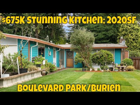 SOLD!!! $675K 3bed/1.75ba Rambler Open Concept w/huge rec room 11839 11th ave s, burien,Β waΒ 98168