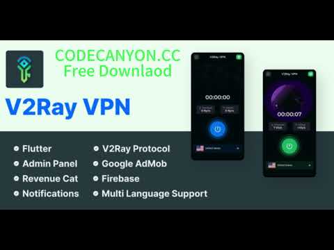 Free Download V2Ray VPN – Flutter V2ray Protocol VPN App