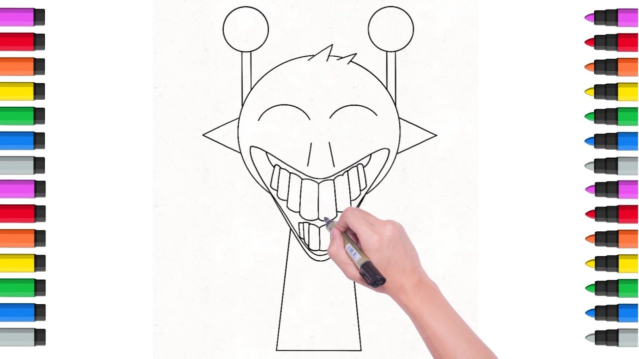 Incredibox Sprunki Simon in Horror Mode Easy Coloring Guide | Fun for Kids!
