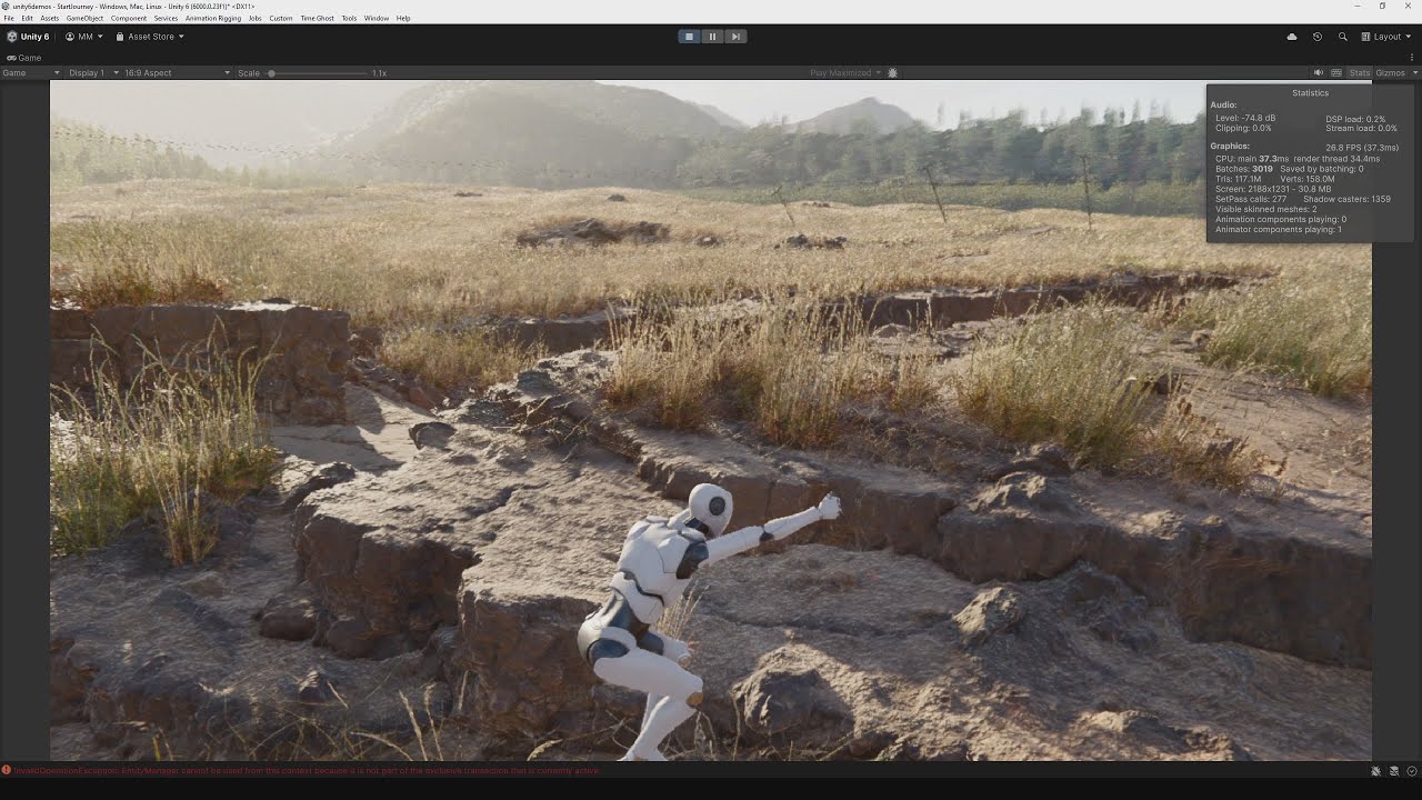 Testing Unity 6 Time Ghost Samples