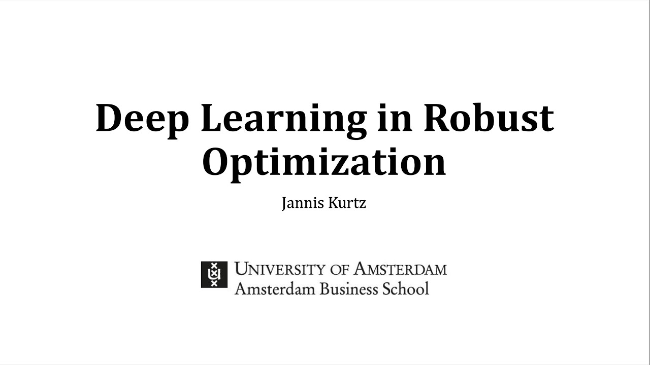 Deep Learning in Robust Optimization
