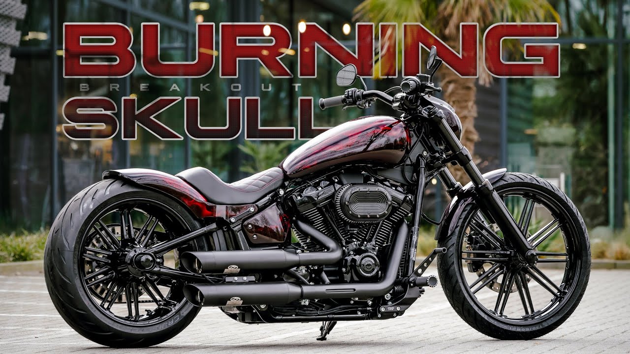 Freak Harley-Davidson Burning Skull Is a Breakout Made to Melt Your ...