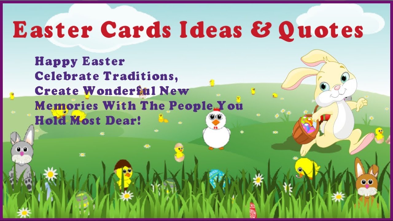Easter quotes | Easter card ideas | Easter card designs | Easter messages | kids fun learning