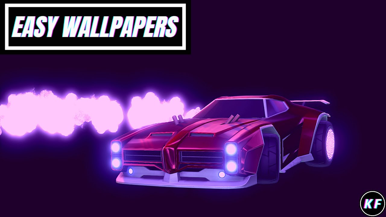 HOW TO MAKE EASY ROCKET LEAGUE WALLPAPERS | Tutorial