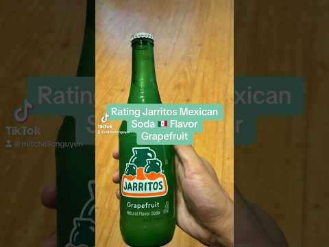 Jarritos Mexican Soda 🇲🇽 | Grapefuit Flavor | Taste Test #jarritos #mexico #soda #tasty #asmr