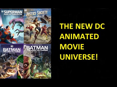 The New DC Animated Movie Universe