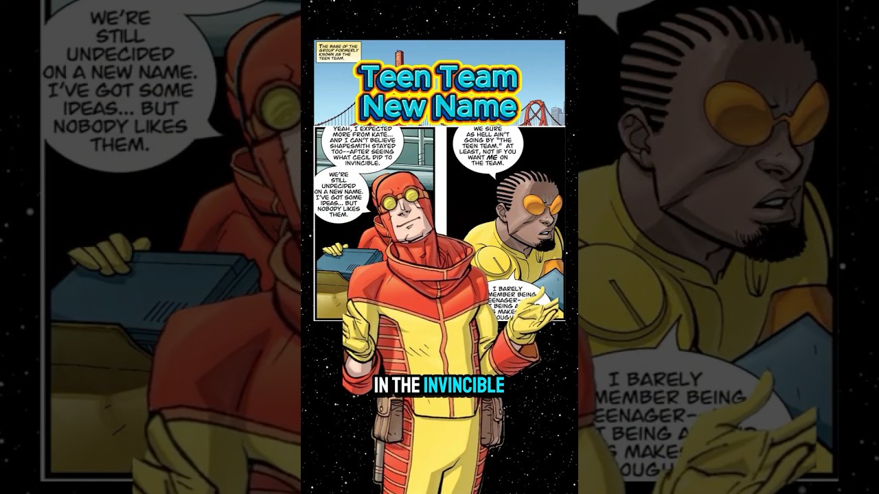 Teen Teams New Name Invincible Comics