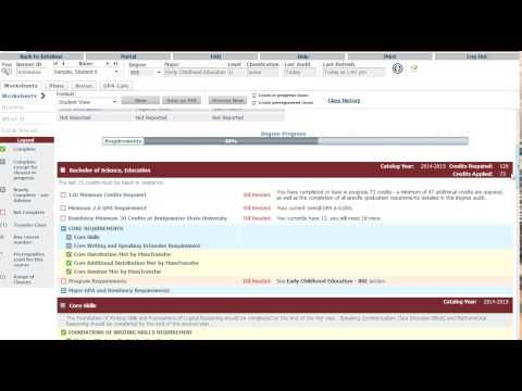 How To Read Your Degree Works Audit-MassTransfer Student
