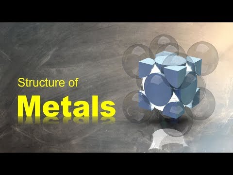 Metals 101-2 The Structure of Metals