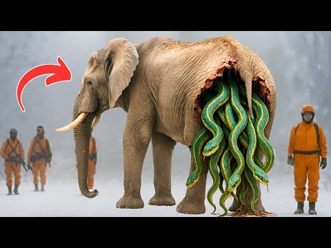 Rescue Story: ELEPHANT Rescued From Anaconda Snakes By Rescue Team | Animal rescue