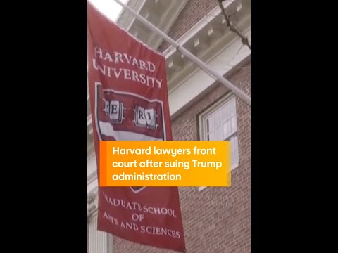 Harvard lawyers front court after suing Trump administration