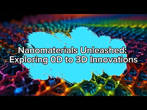 Nanomaterials Unleashed: Exploring 0D to 3D Innovations
