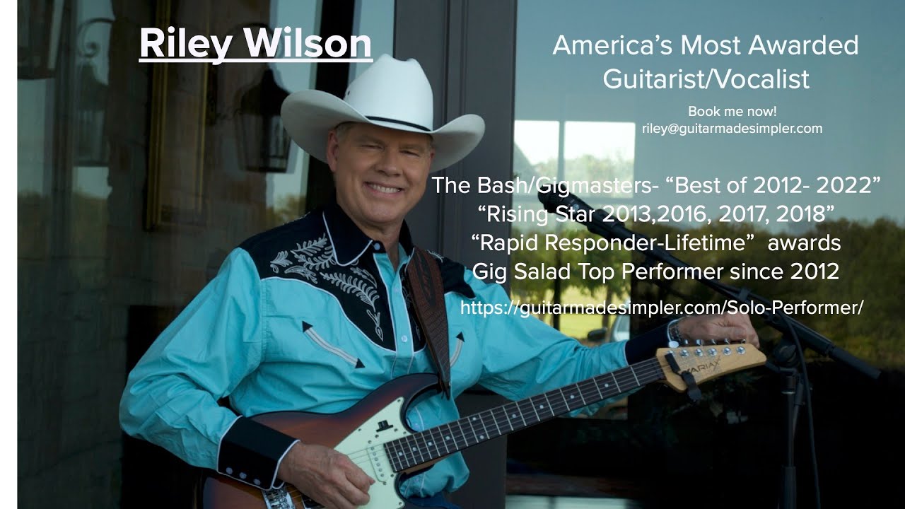 Hire Riley Wilson - Singing Guitarist in Frisco, TX | GigSalad