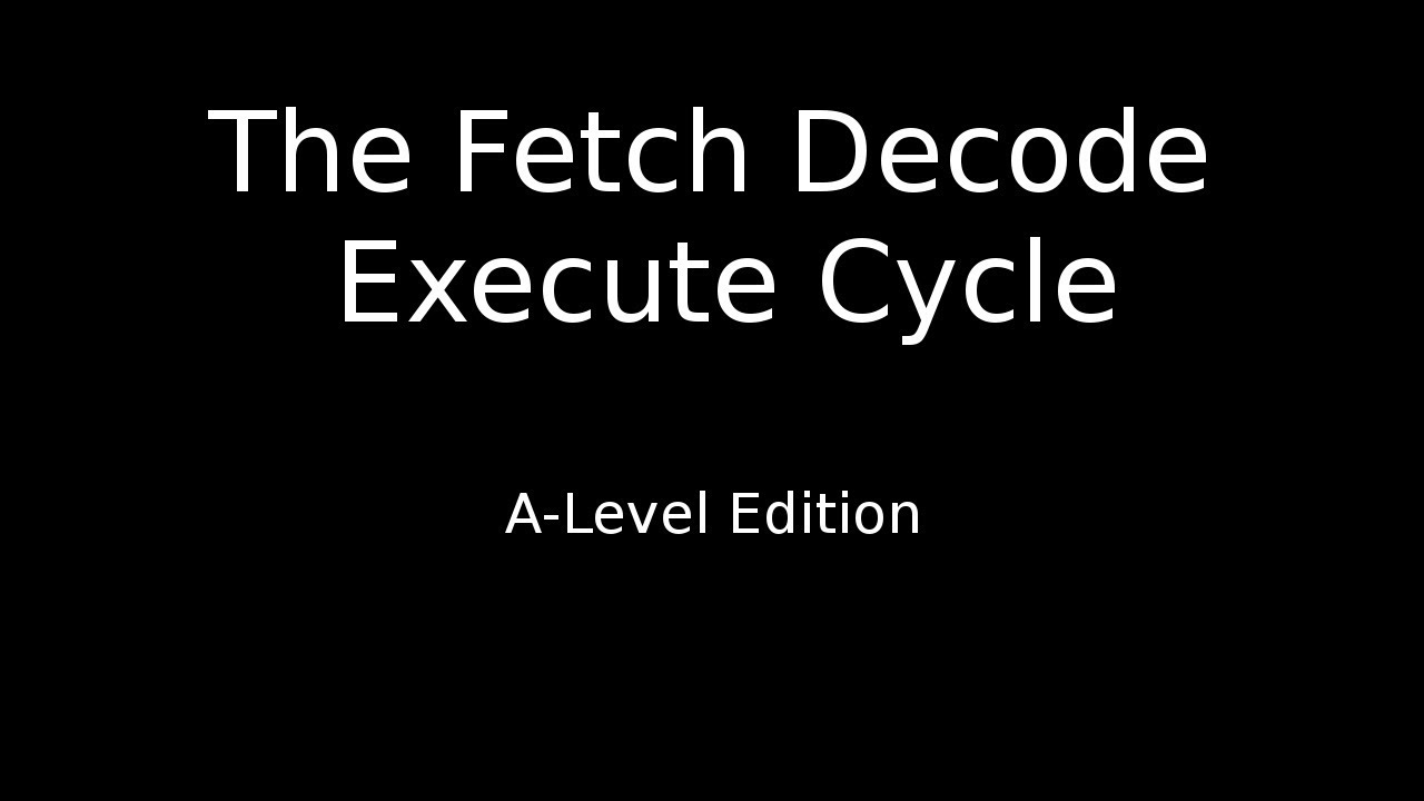 Understanding the Fetch-Decode-Execute Cycle in Computer Science ...