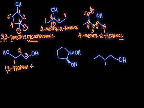 Naming Organic Compounds 1- Alcohols Intermediate