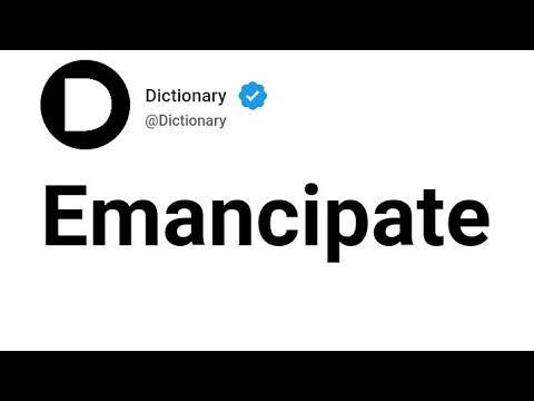 Emancipate Meaning In English