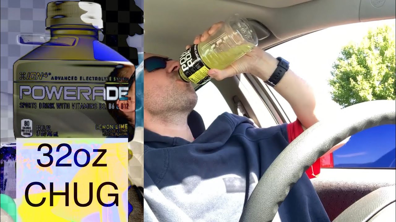 LEMON LIME 32oz POWERADE CHUG