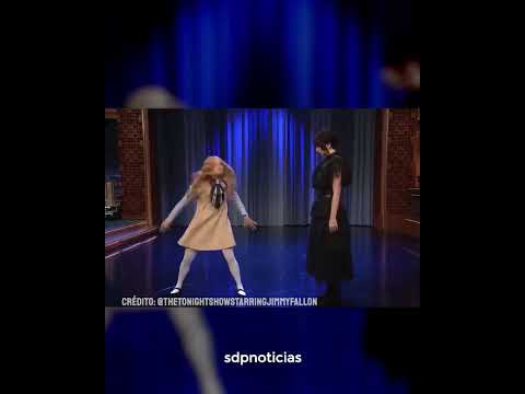 ¡Duelo de titanes! Merlina y Megan se enfrentan en macabro duelo de baile en el show de Jimmy Fallon