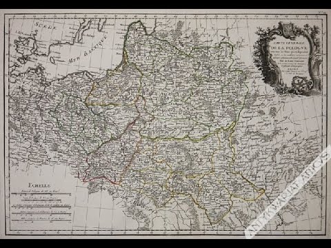 Mapa Polski Giovanni Antonio Bartolomeo, Rizzi-Zannoni