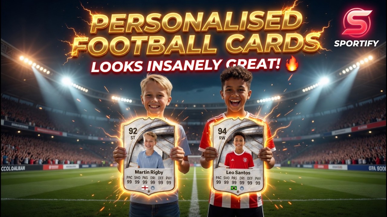 2026 Guide: Create Your Own Football Card | FIFA-Style | From £12.69