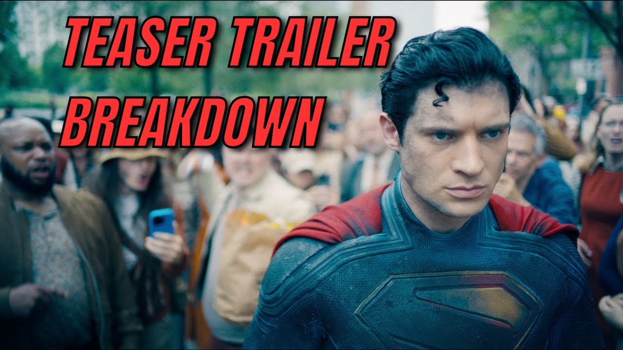 SUPERMAN TEASER TRAILER BREAKDOWN! EASTER EGGS AND THEORIES! JAMES GUNN DCU MOVIE!