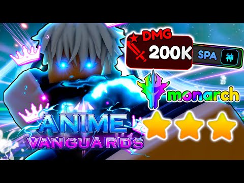 Evolving The 0.1% MONARCH GOJO In Anime Vanguards!