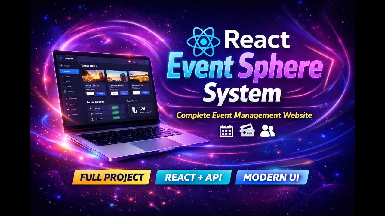 React + MongoDB Event Management Website 🔥 | Complete Project Tutorial