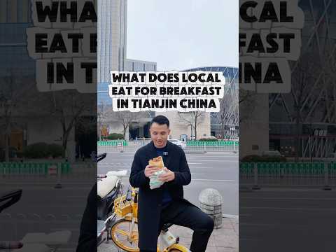 Explore the halal local Chinese street breakfast food in tianjing . #chinesemuslim #eatai p1