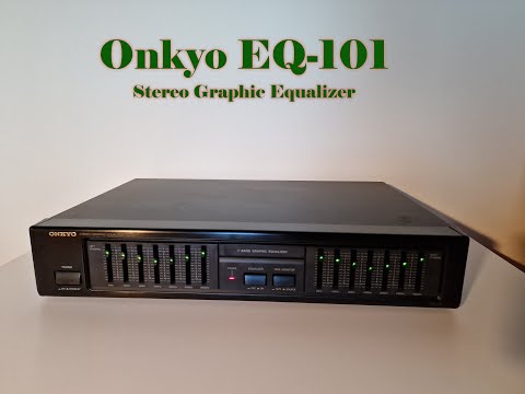 Onkyo EQ-101 - Stereo Graphic Equalizer (1991-97) | Reverb