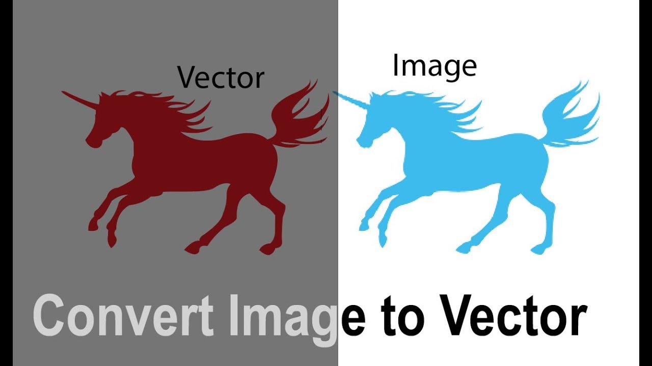 How to make a low quality Horse to vector graphics